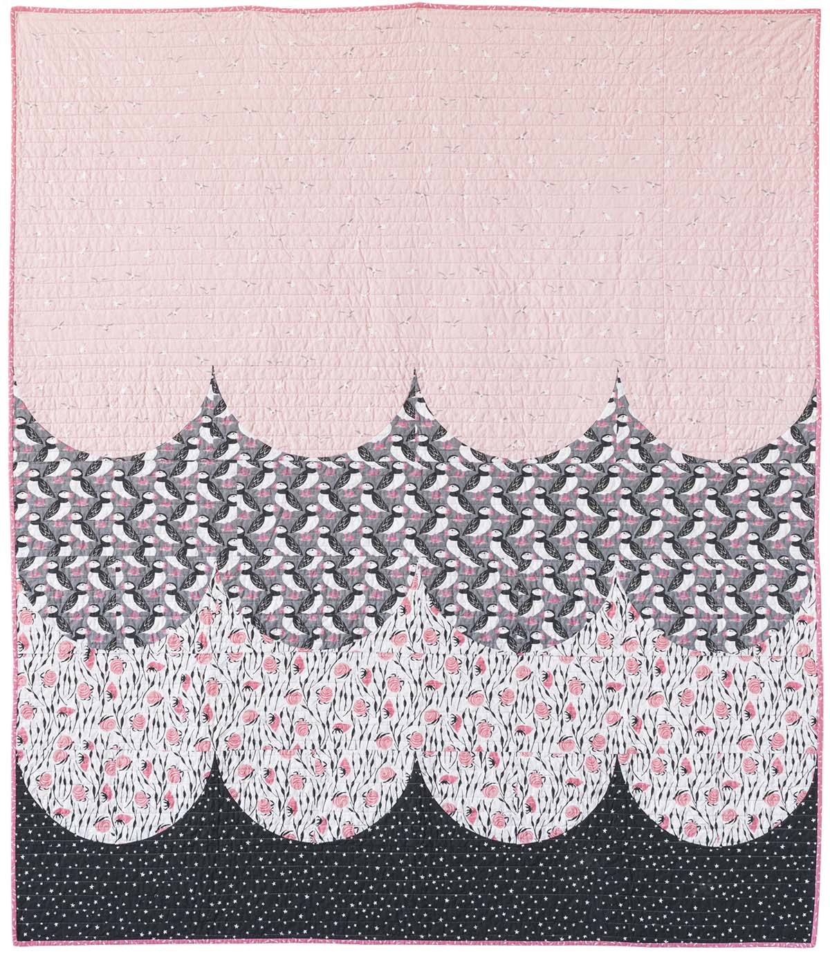 Acadia Scallop Quilt by Modern Handcraft /50"x58"