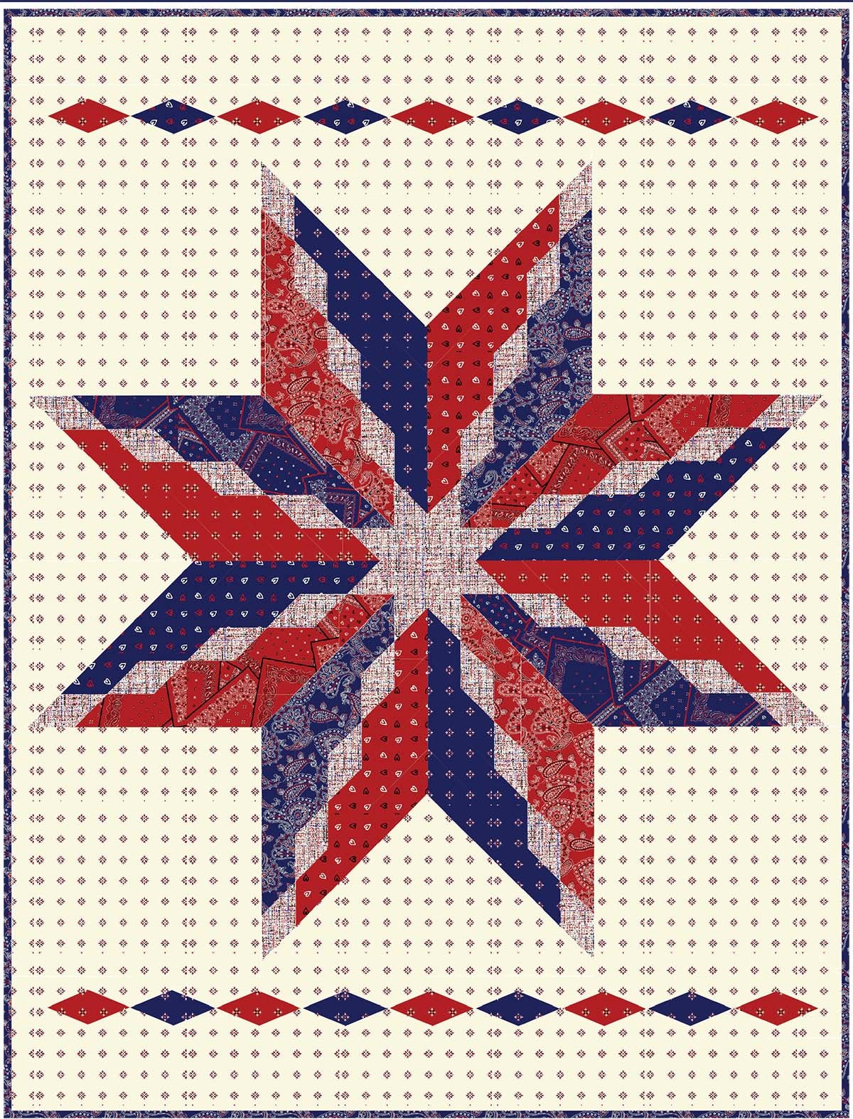 Large Star Quilt Pattern