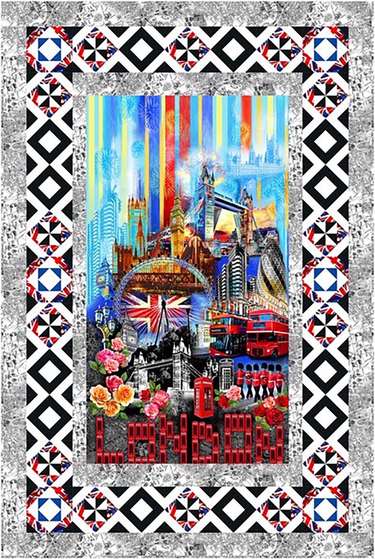 calm quilt city of london by tammy silvers of tamarinis