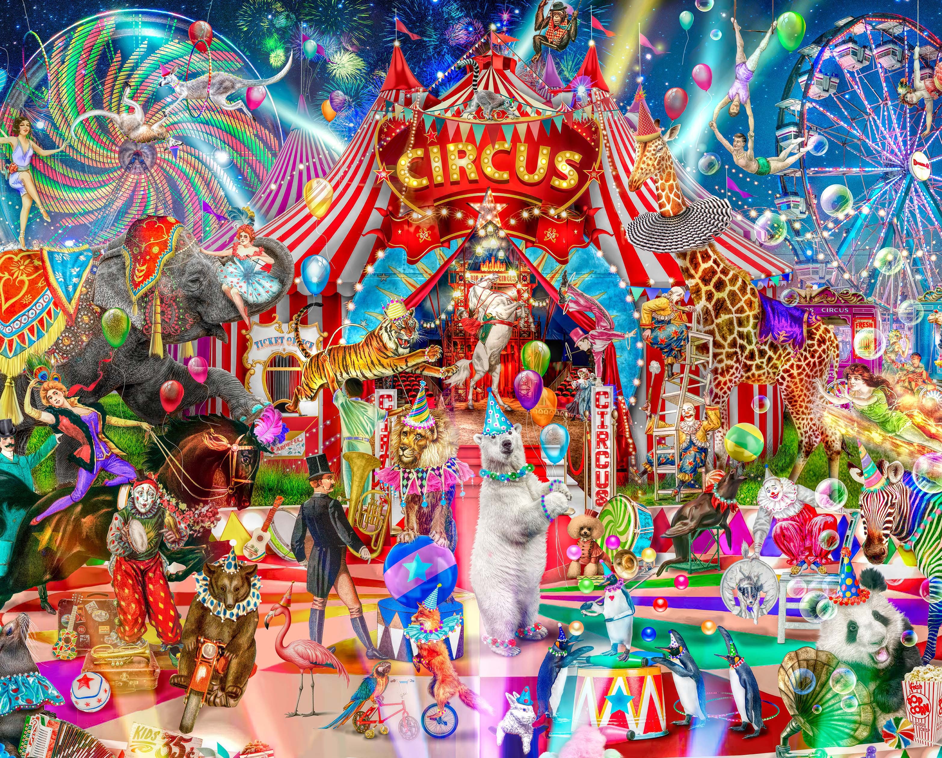 CIRCUS PANEL - 36" REPEAT