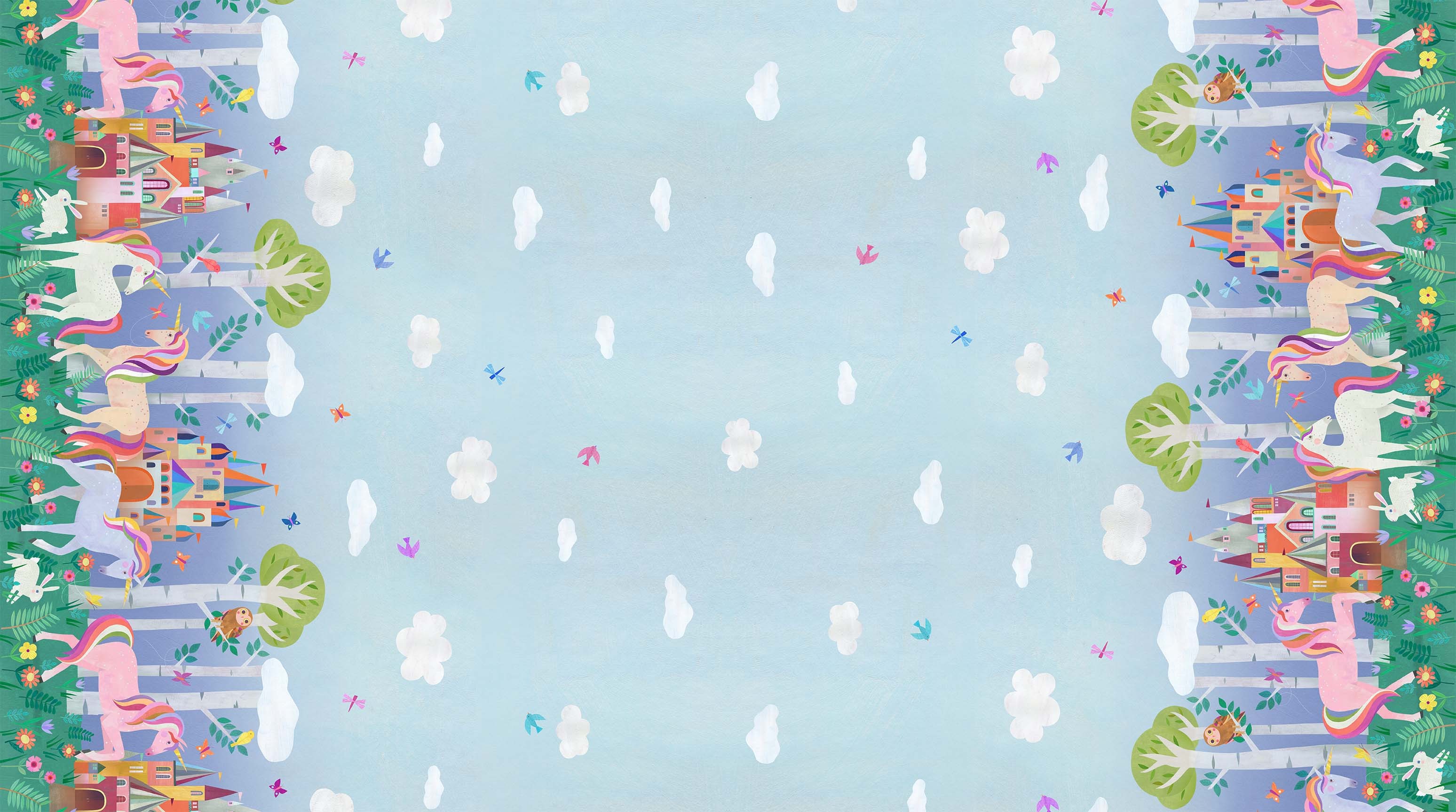 UNICORN CASTLES DOUBLE BORDER