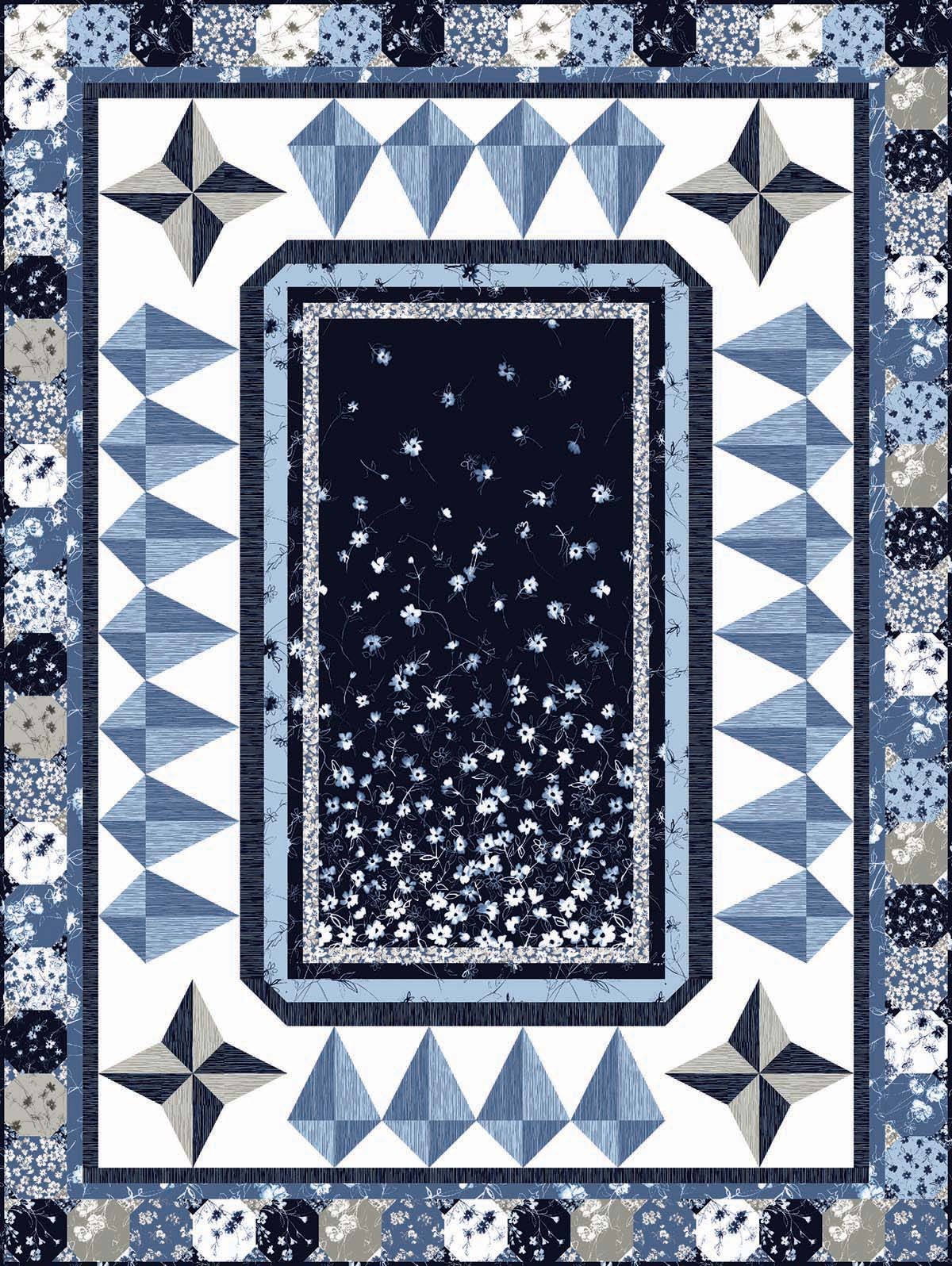 flora bella quilt by heidi pridemore