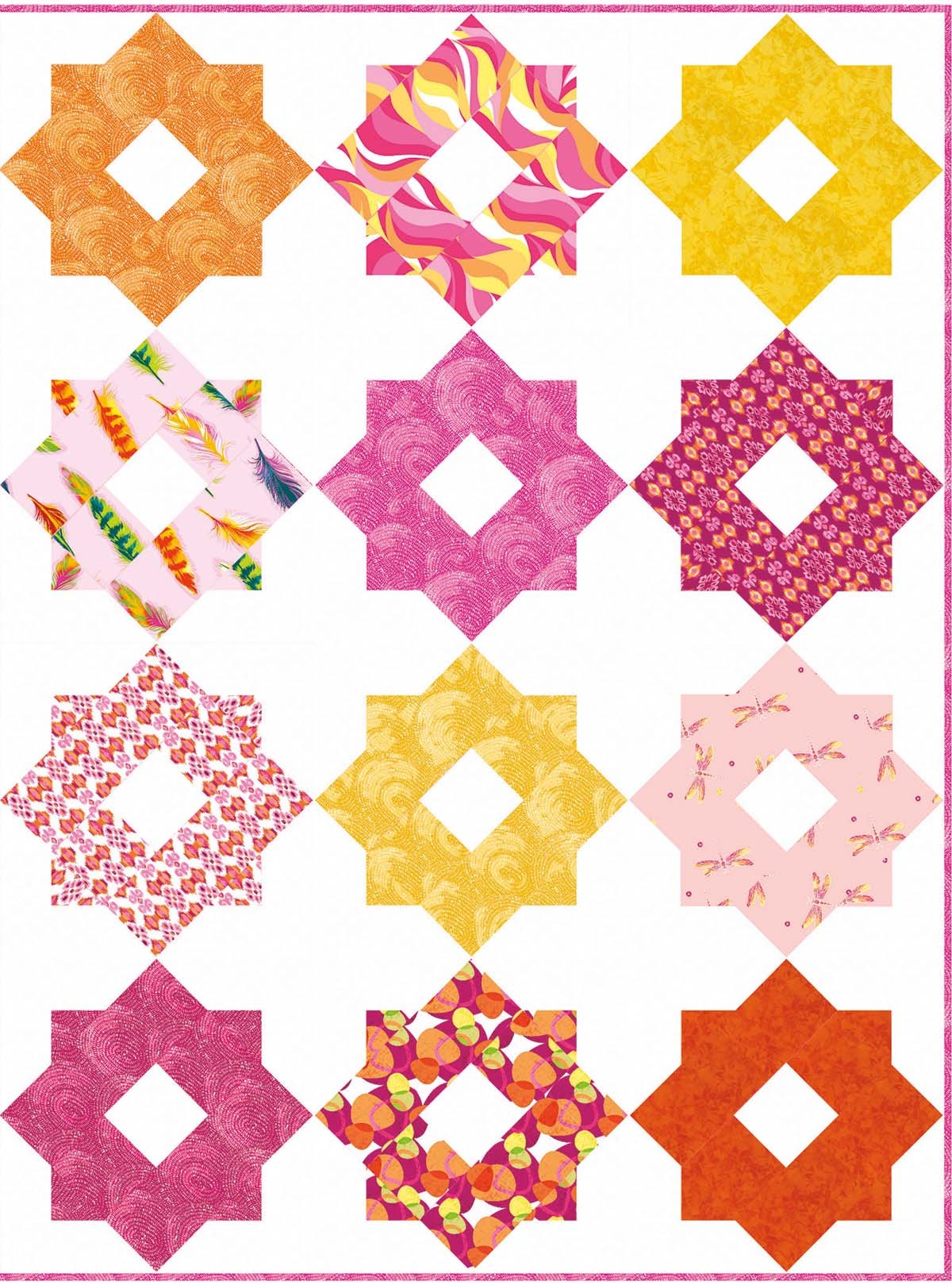 Garden Delight Aqua Quilt by Susan Emory boho boutique