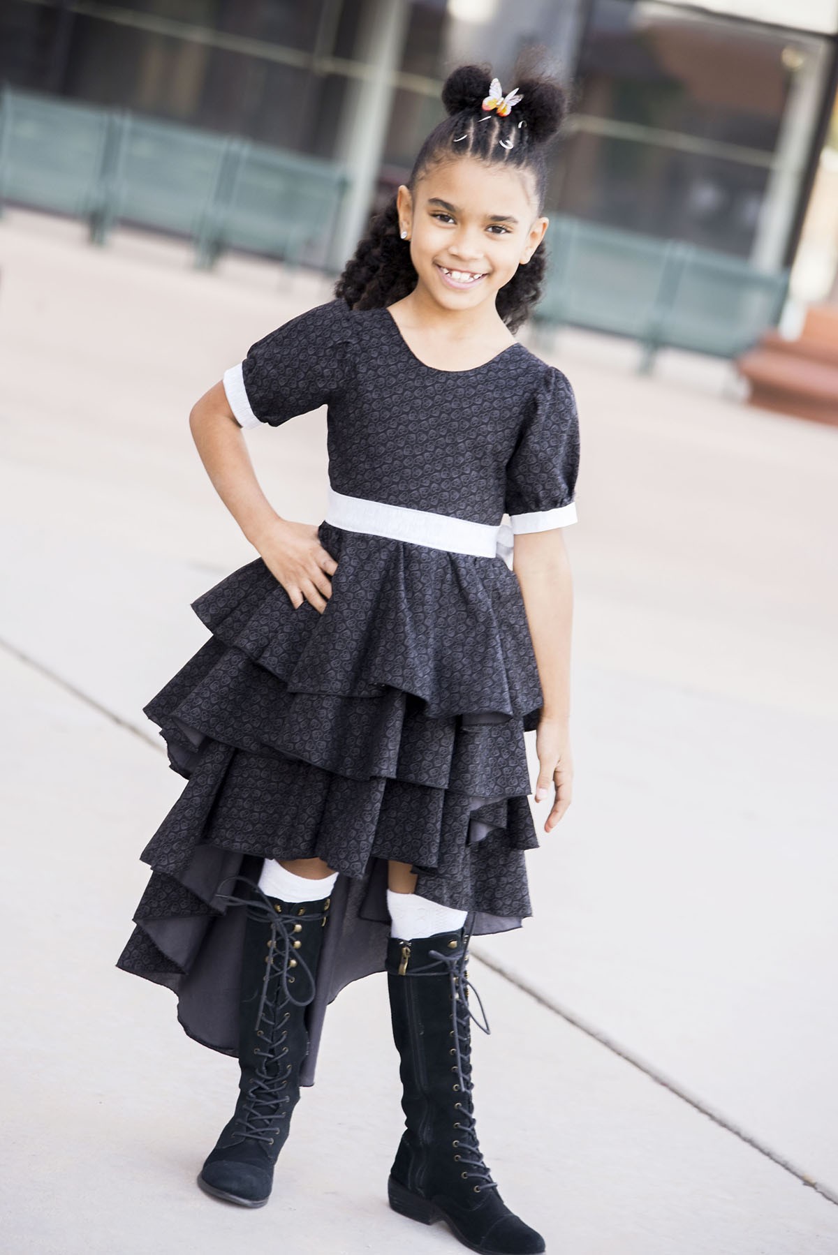 Paramore's Tiered Dress by ckc patterns feat graydations