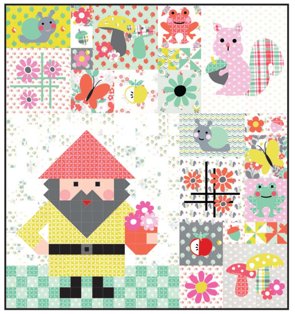 Garden Variety by Susan Emory / 52"x50" - PROJECT INSPIRATIONS - GET ...