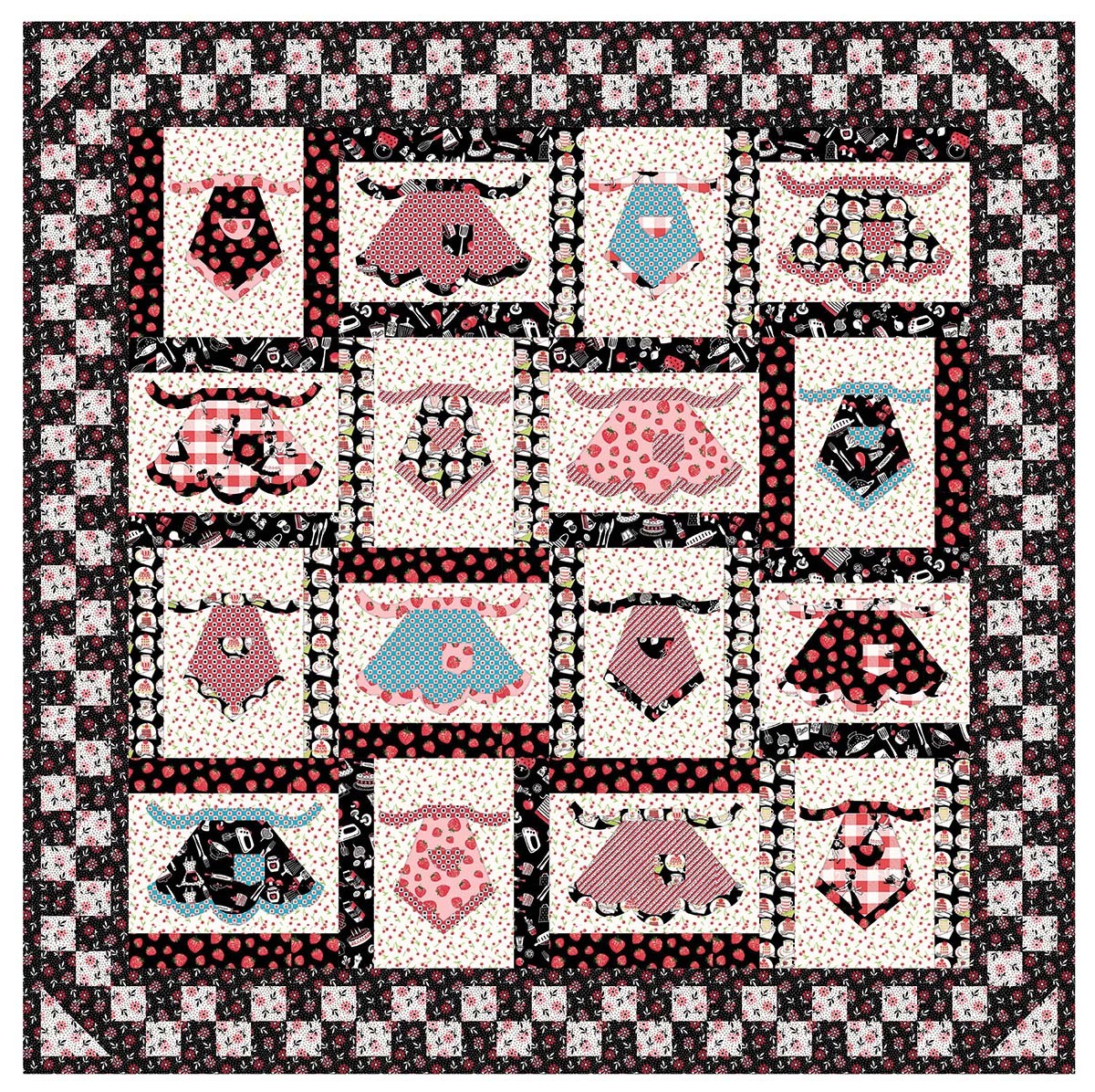 Grandma's in the kitchen quilt by penni Domikis