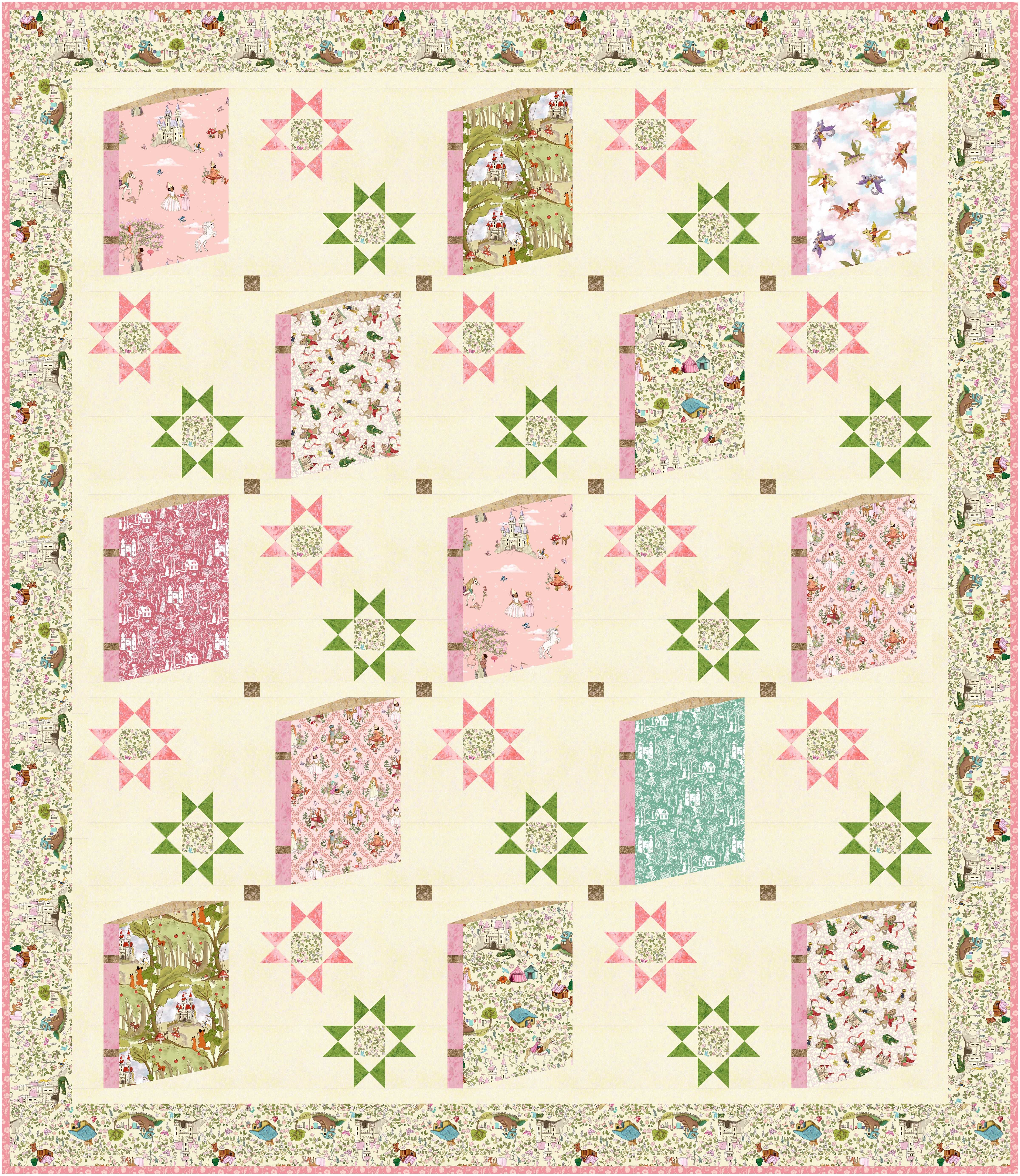 Family Story Time Quilt feat. Once Upon a Dream by Natalie Crabtree ...