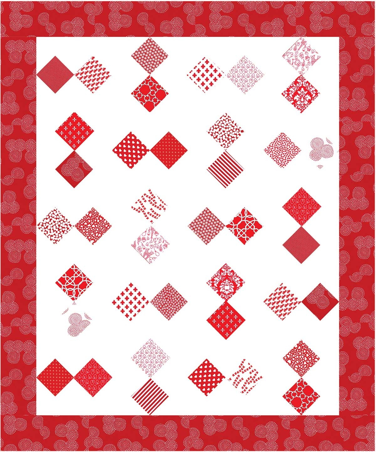 Red and White Quilt