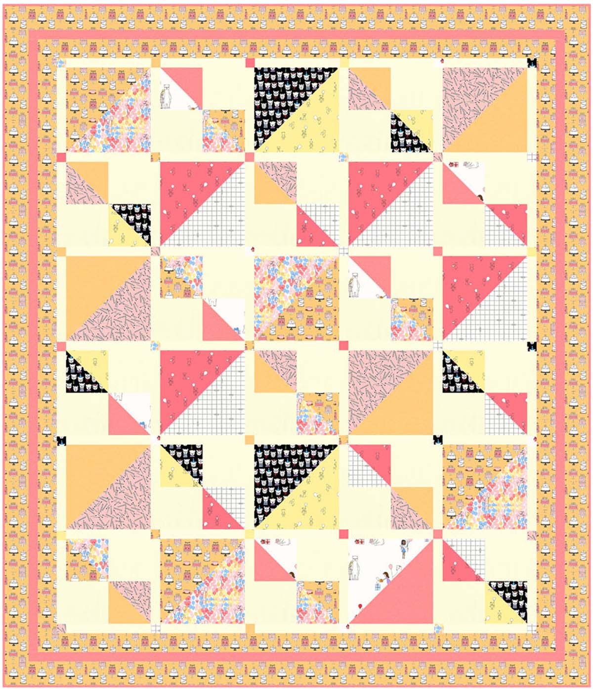 Savannah Squares Quilt by Kate Colleran of Seams Like a Dream celebrate ...