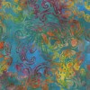 BT7780 octopus batik batiks tropical ocean water aquatic hand dyed ...